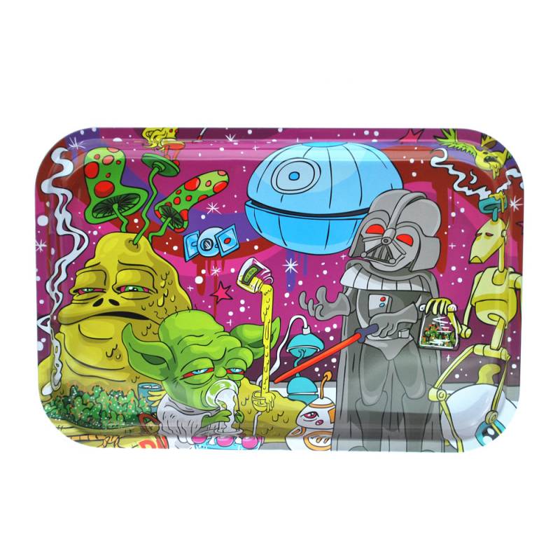 Dunkees 13" x 9" Tin Rolling Tray - Dab Wars – Willy's